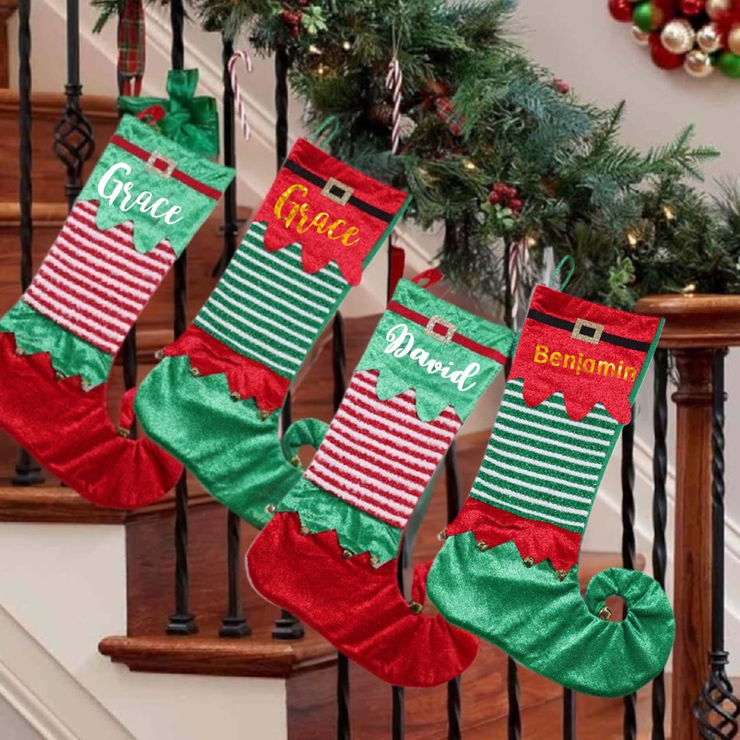 Custom Stockings With Name for Christmas, Personalized Christmas ...