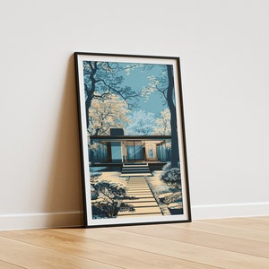 House 37 Poster Bauhaus Vintage Midcentury Modern Printable Wall Art ...