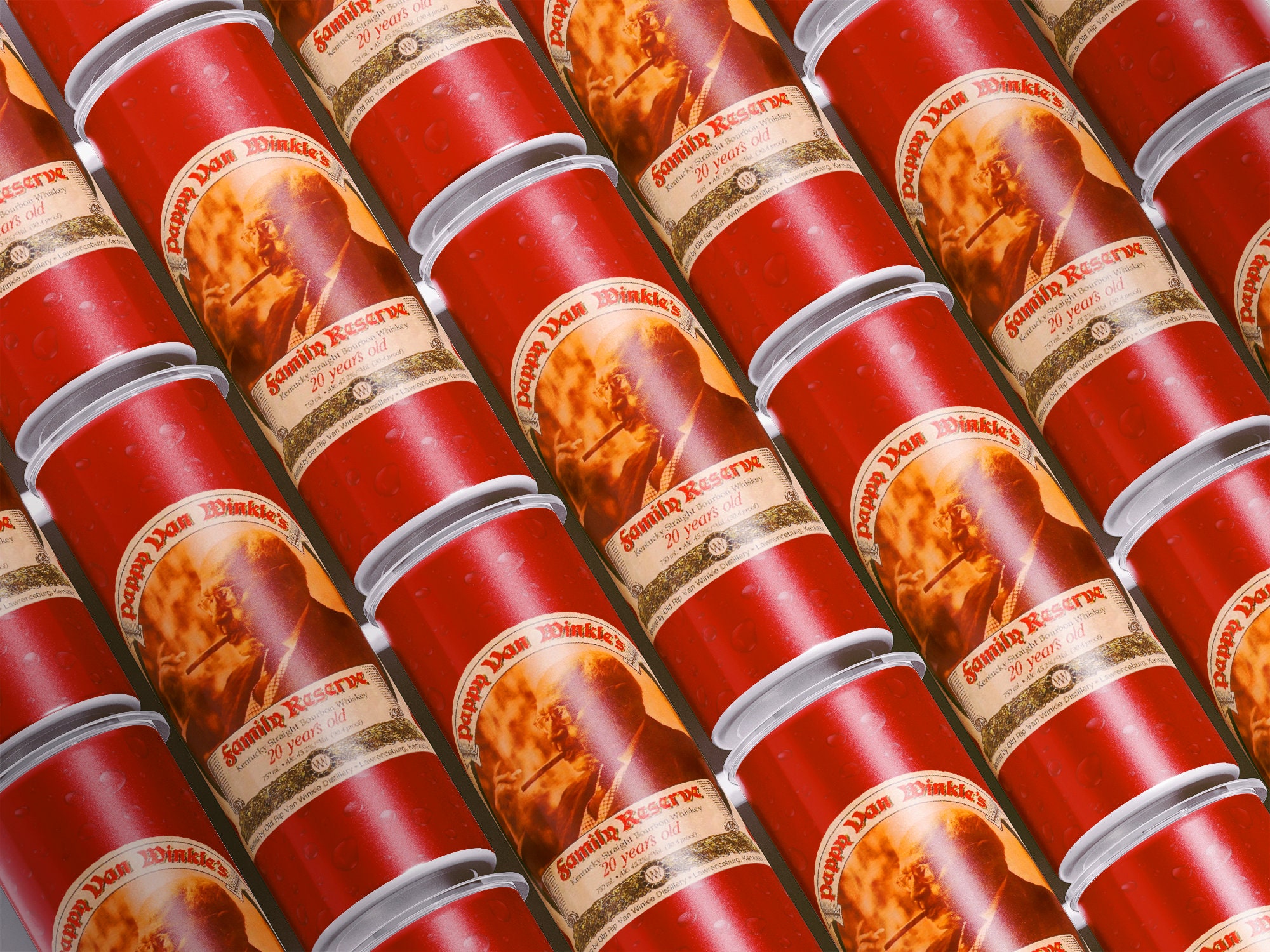 Vintage Pappy Van Winkle 20 Year Old Bourbon Whiskey Digital File for ...