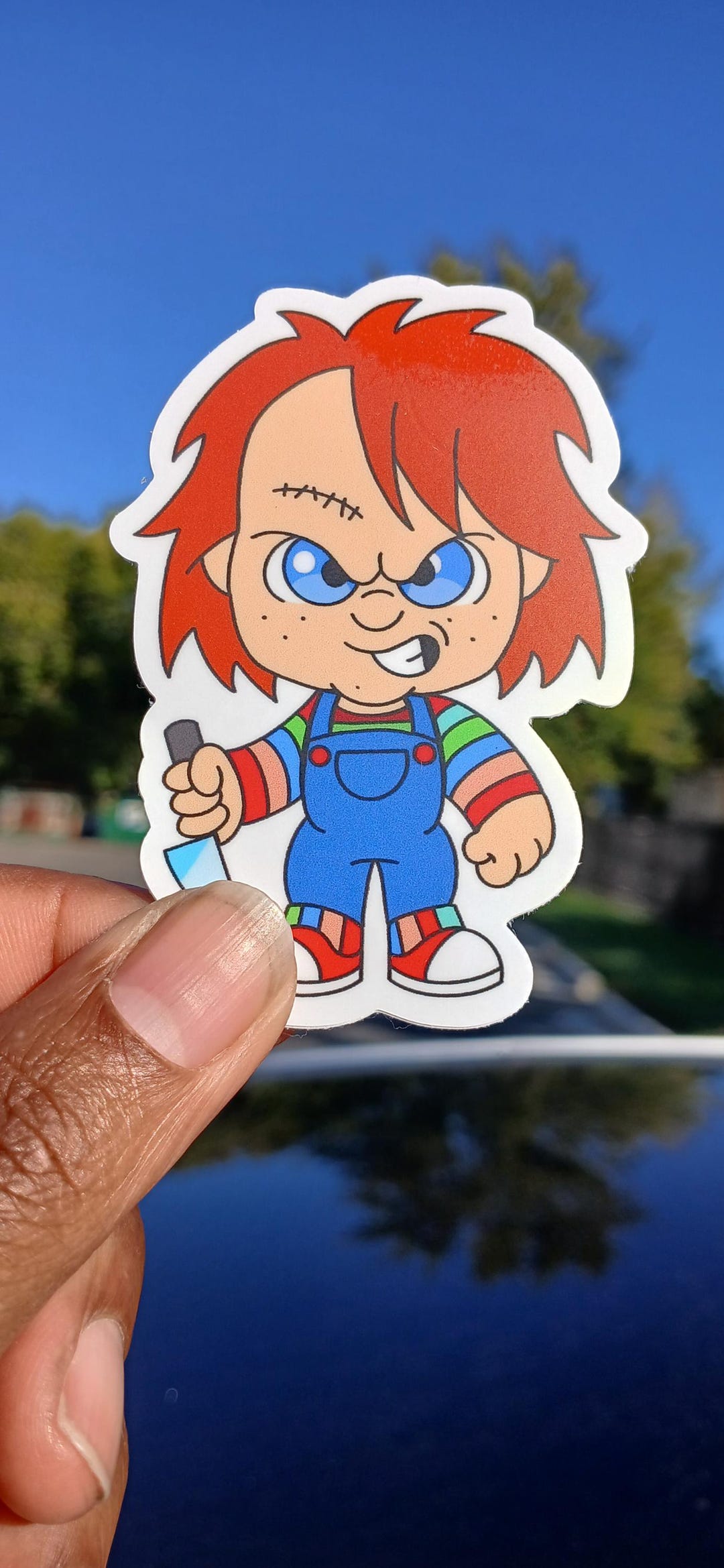 Chucky (child's Play) Sticker - Etsy