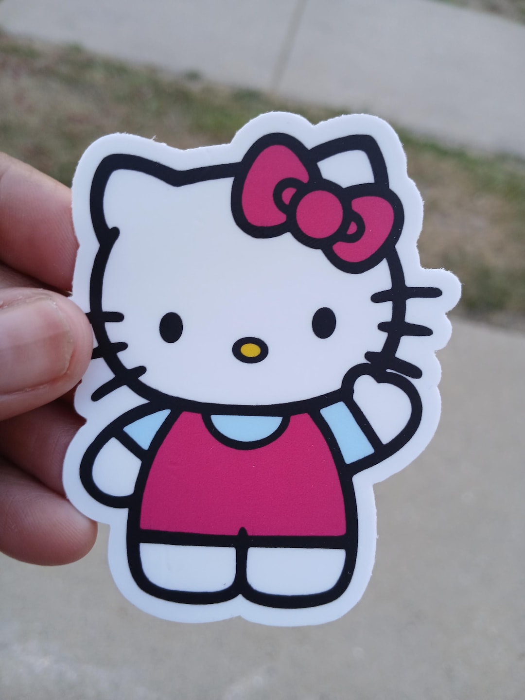 Hello Kitty Sticker classic - Etsy