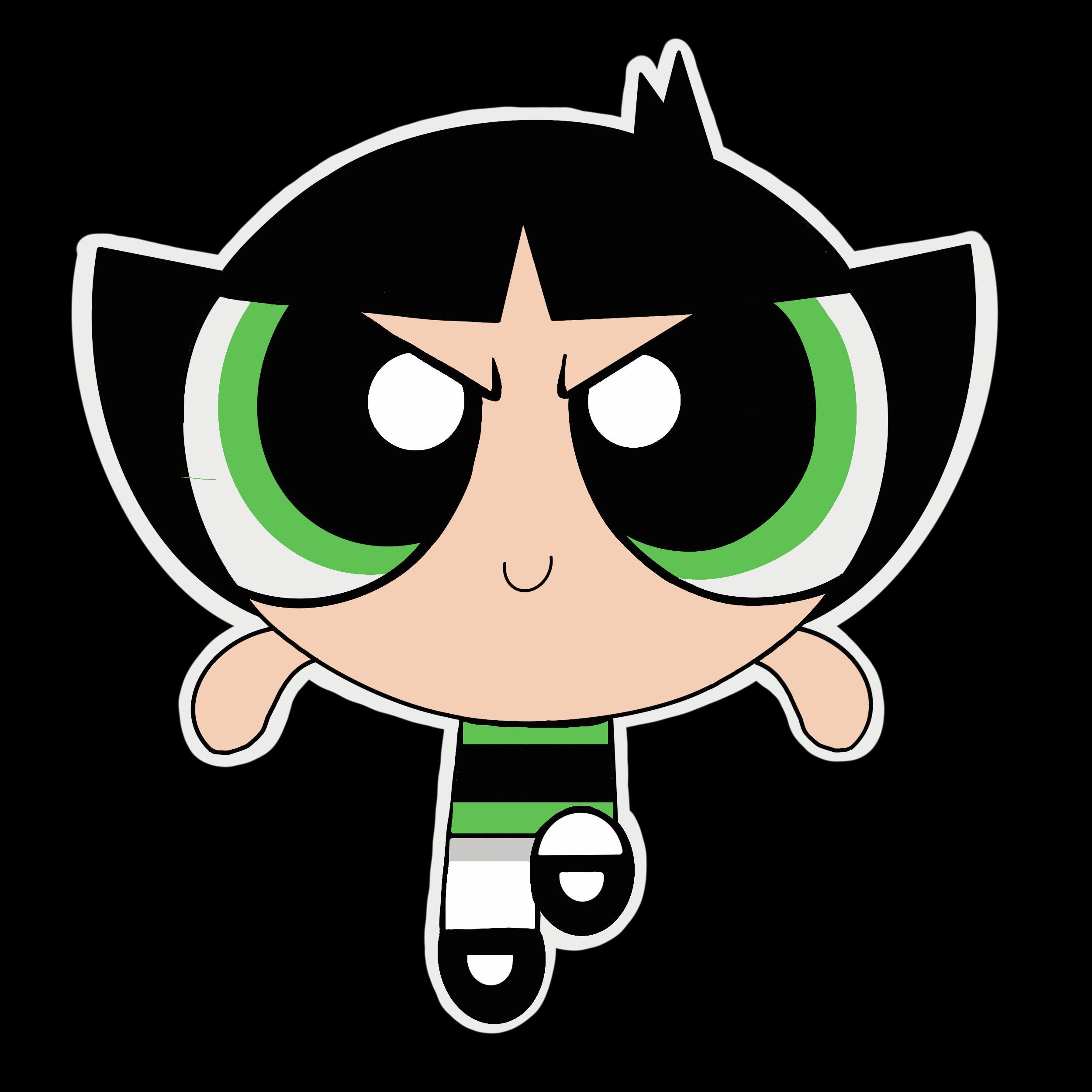 Buttercup (powerpuff Girls) Sticker - Etsy