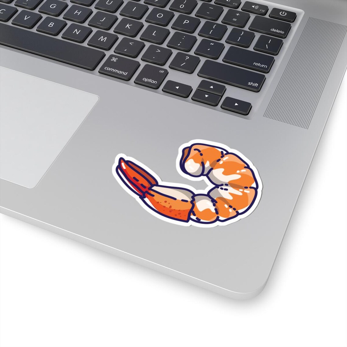 Shrimp Vinyl Sticker/decal - Etsy