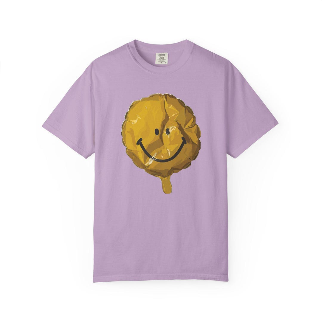 Deflating Smiley Face Balloon T-shirt - Etsy