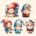 Cute Gnome Clipart, Gnome Illustrations, Dwarf Clipart, Gnome PNG ...