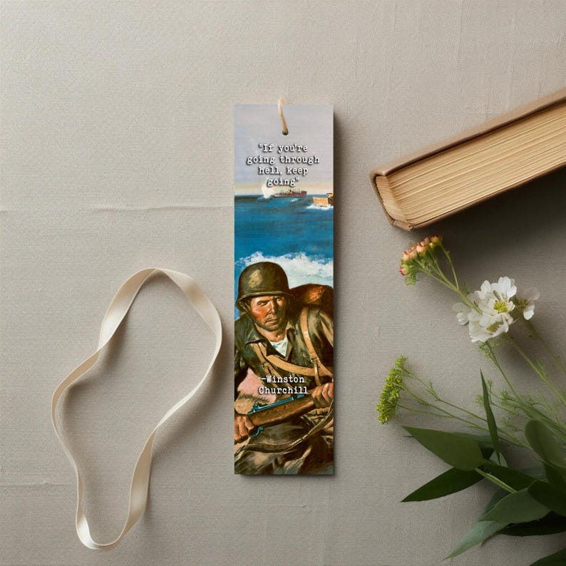 WW2 Bookmark, Printable Bookmark, Bookmark Png, WW2 D-day, Soldier ...