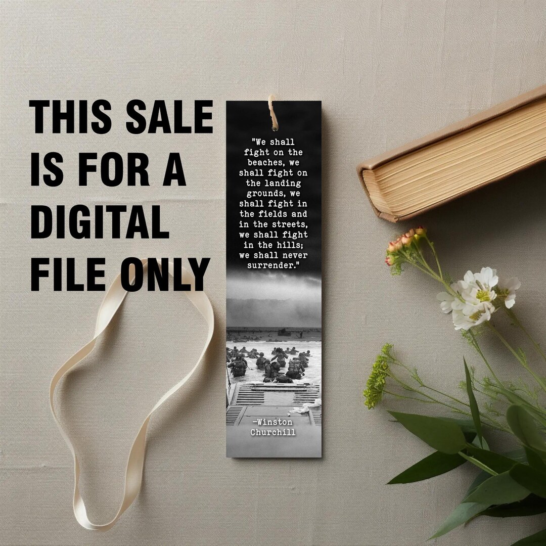 WW2 Bookmark, Printable Bookmark, Bookmark Png, WW2 D-day, Normandy ...