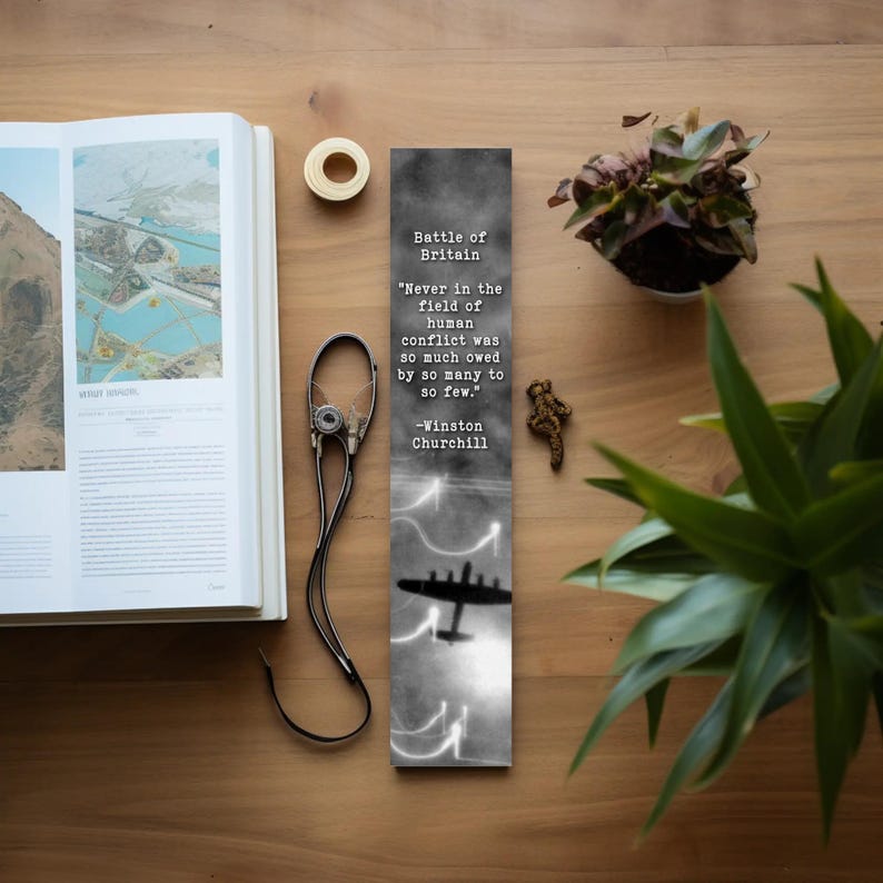 WW2 Bookmark, Printable Bookmark, Bookmark Png, WW2 D-day, Winston ...
