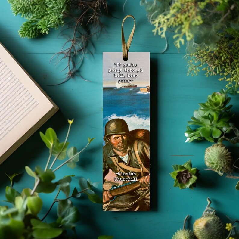 WW2 Bookmark, Printable Bookmark, Bookmark Png, WW2 D-day, Soldier ...