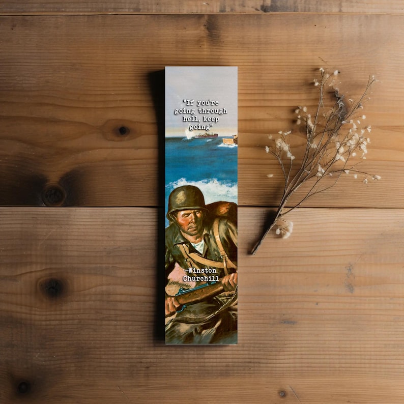 WW2 Bookmark, Printable Bookmark, Bookmark Png, WW2 D-day, Soldier ...
