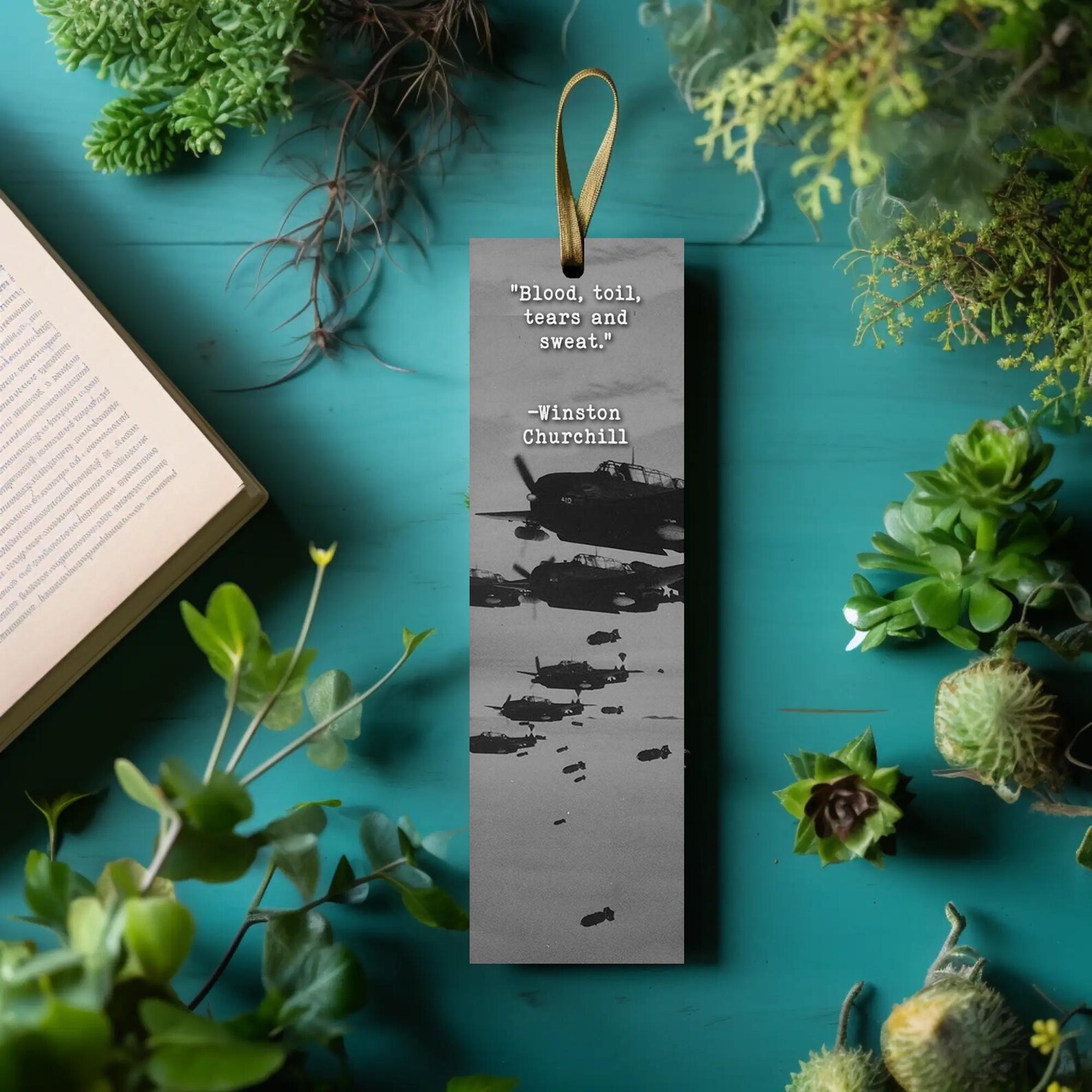 WW2 Bookmark, Printable Bookmark, Bookmark Png, WW2 D-day, Winston ...