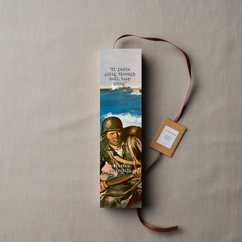 WW2 Bookmark, Printable Bookmark, Bookmark Png, WW2 D-day, Soldier ...
