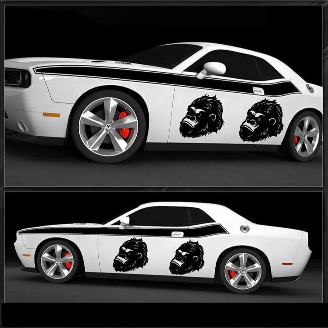 Angry Gorilla Car Decal: Waterproof Vinyl Auto Styling Stickers - Etsy