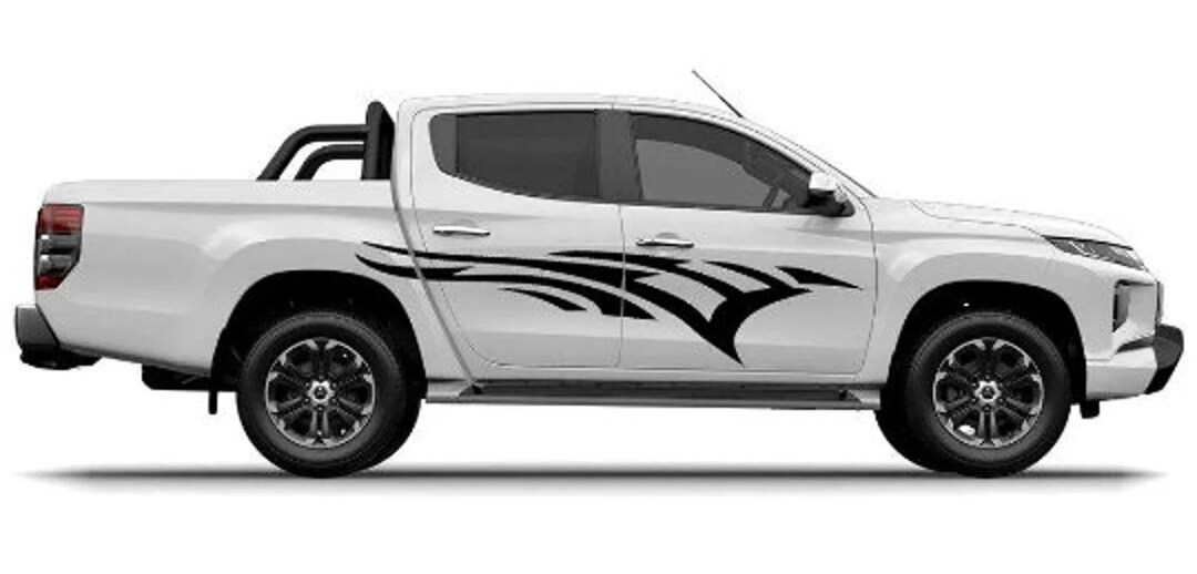 Pickup Truck Door Side Decals: Universal Fit, Oracal Vinyl (11.5" X 36 ...