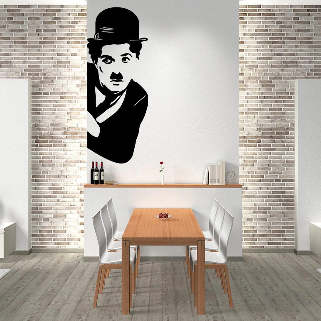 Charlie Chaplin 'the Kid' Vinyl Wall Decal: Comedy Movie Poster Art - Etsy