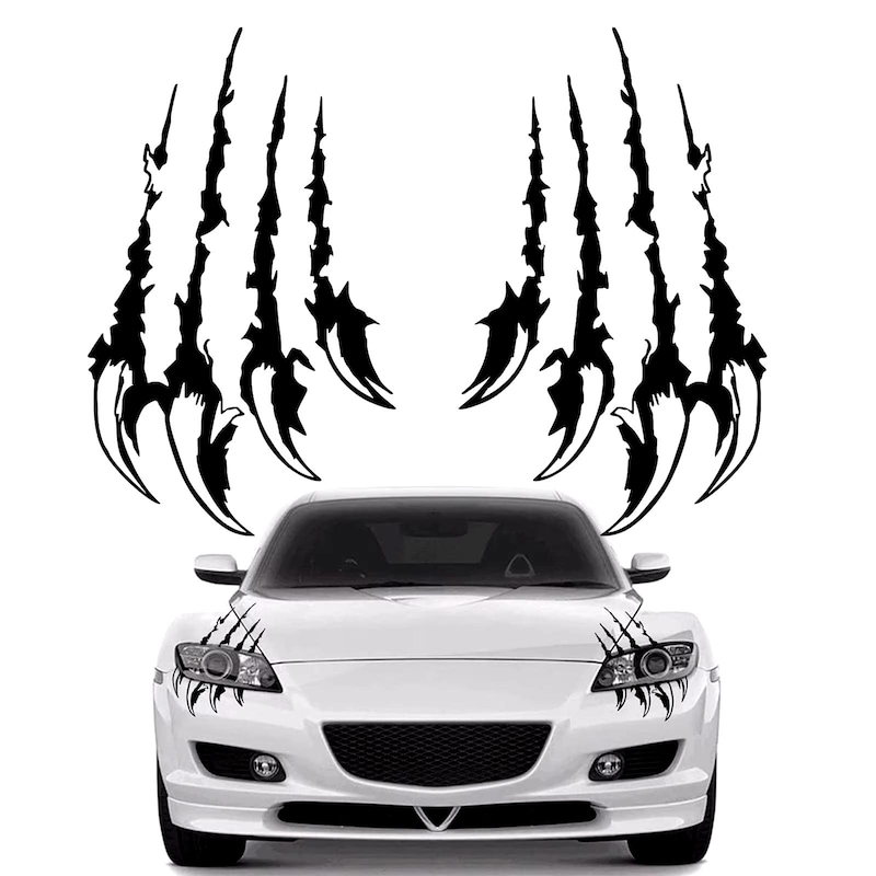 Car Headlight Scratch Decal - Etsy