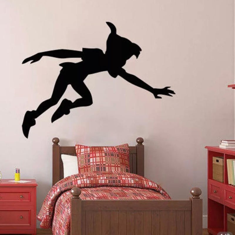 Peter Pan Wall Decal - Etsy
