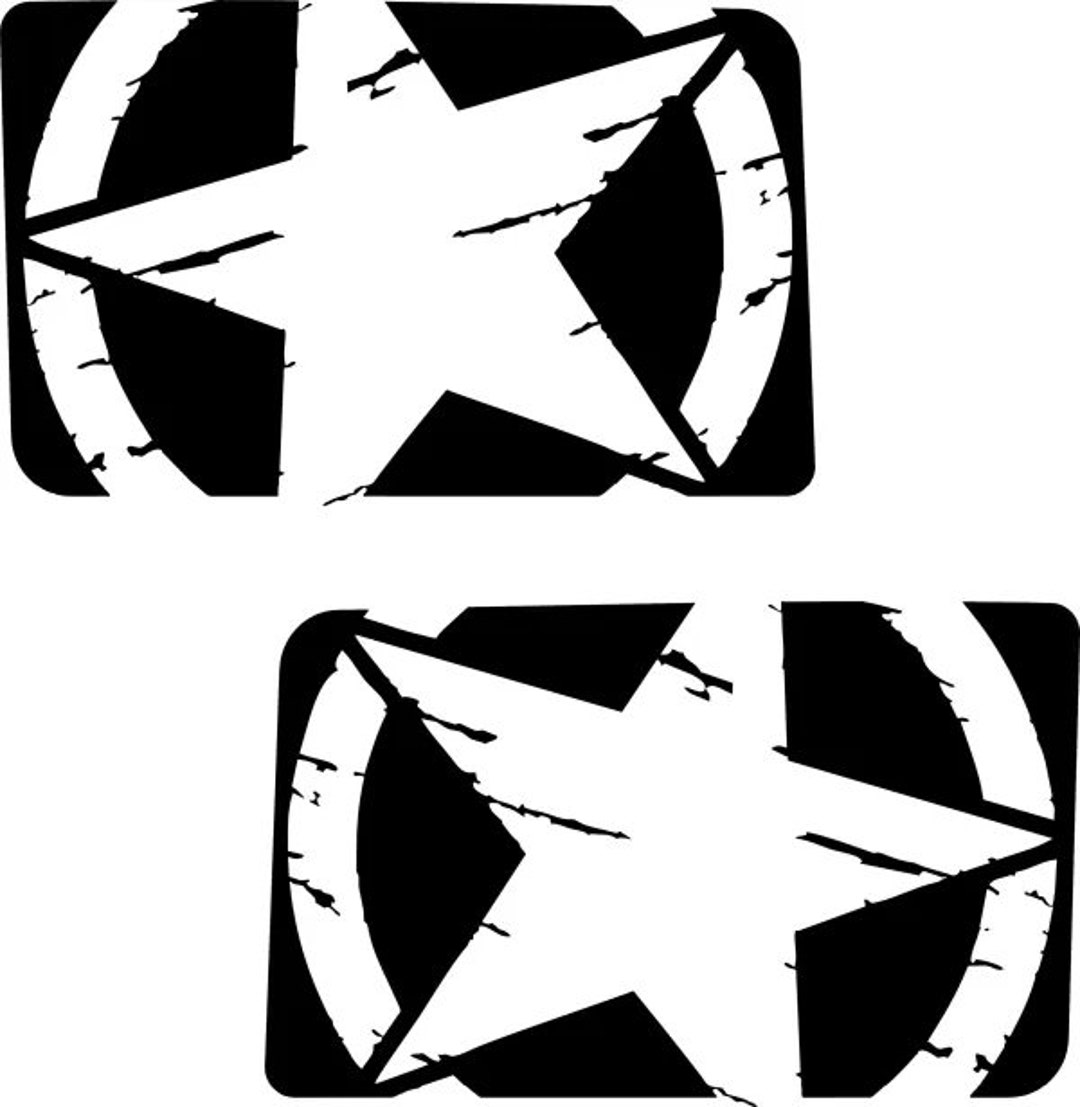 2011 – 2020 Jeep Wrangler Oscar Mike Star Quarter Window Decals - Etsy