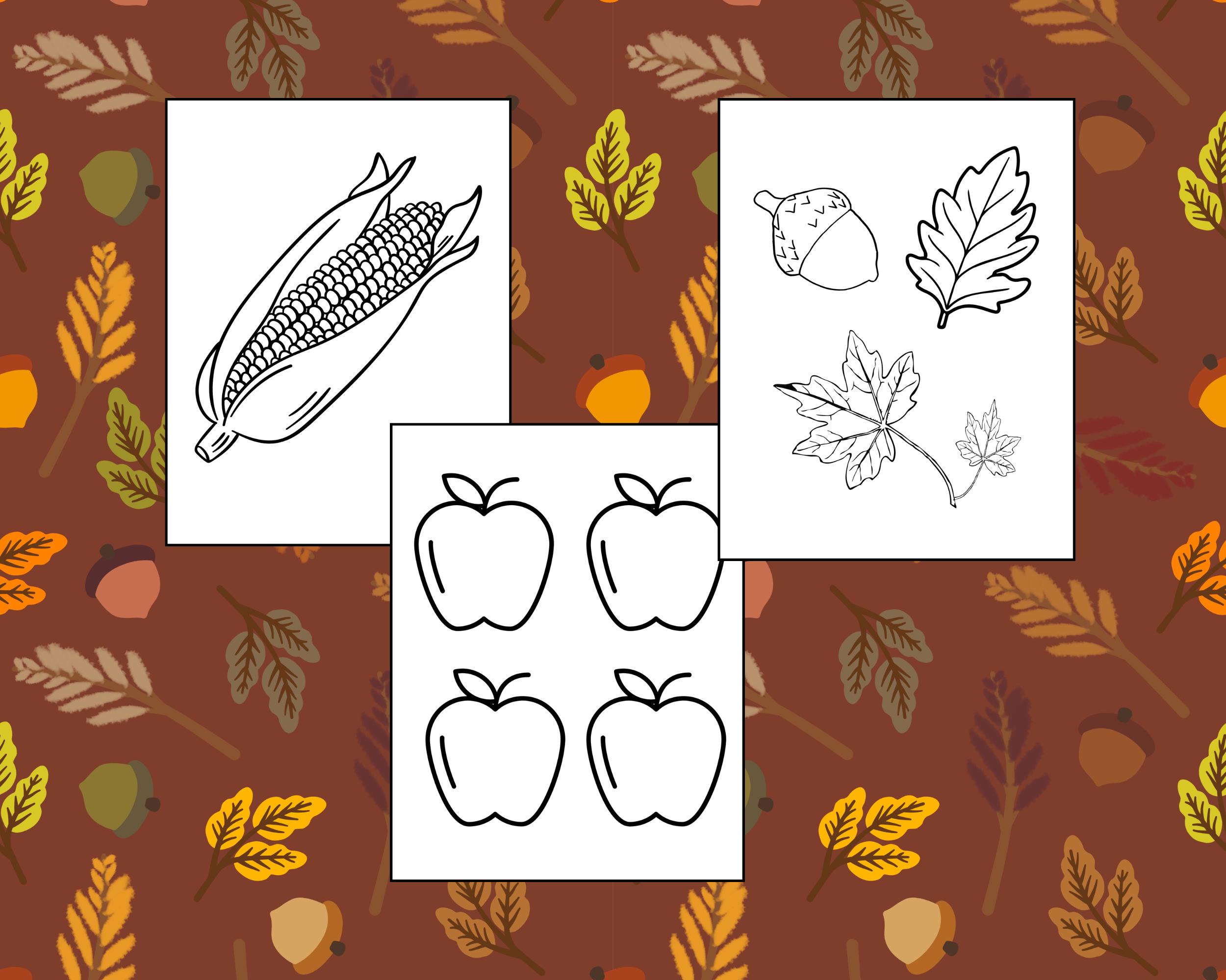 Fall, Halloween, Coloring Pages, Kids Coloring Pages, Printable ...