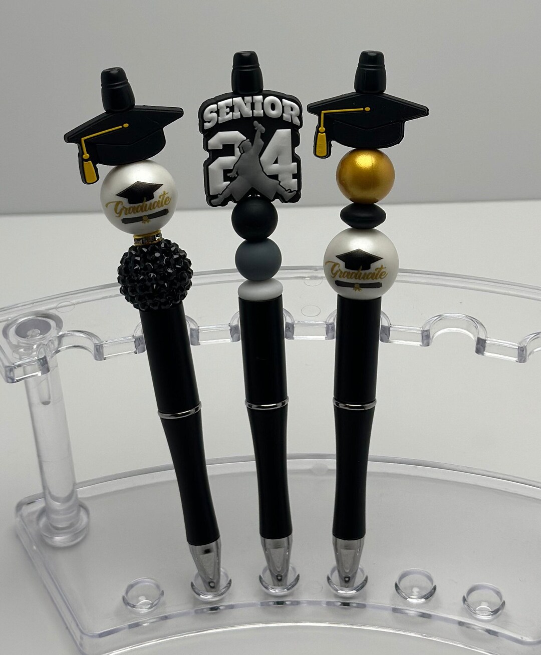 Hand Beaded Pens - Graduation Collection - Etsy