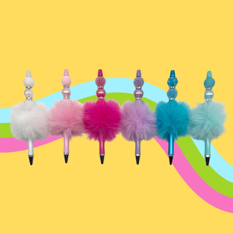 Fluffy Pens - Etsy