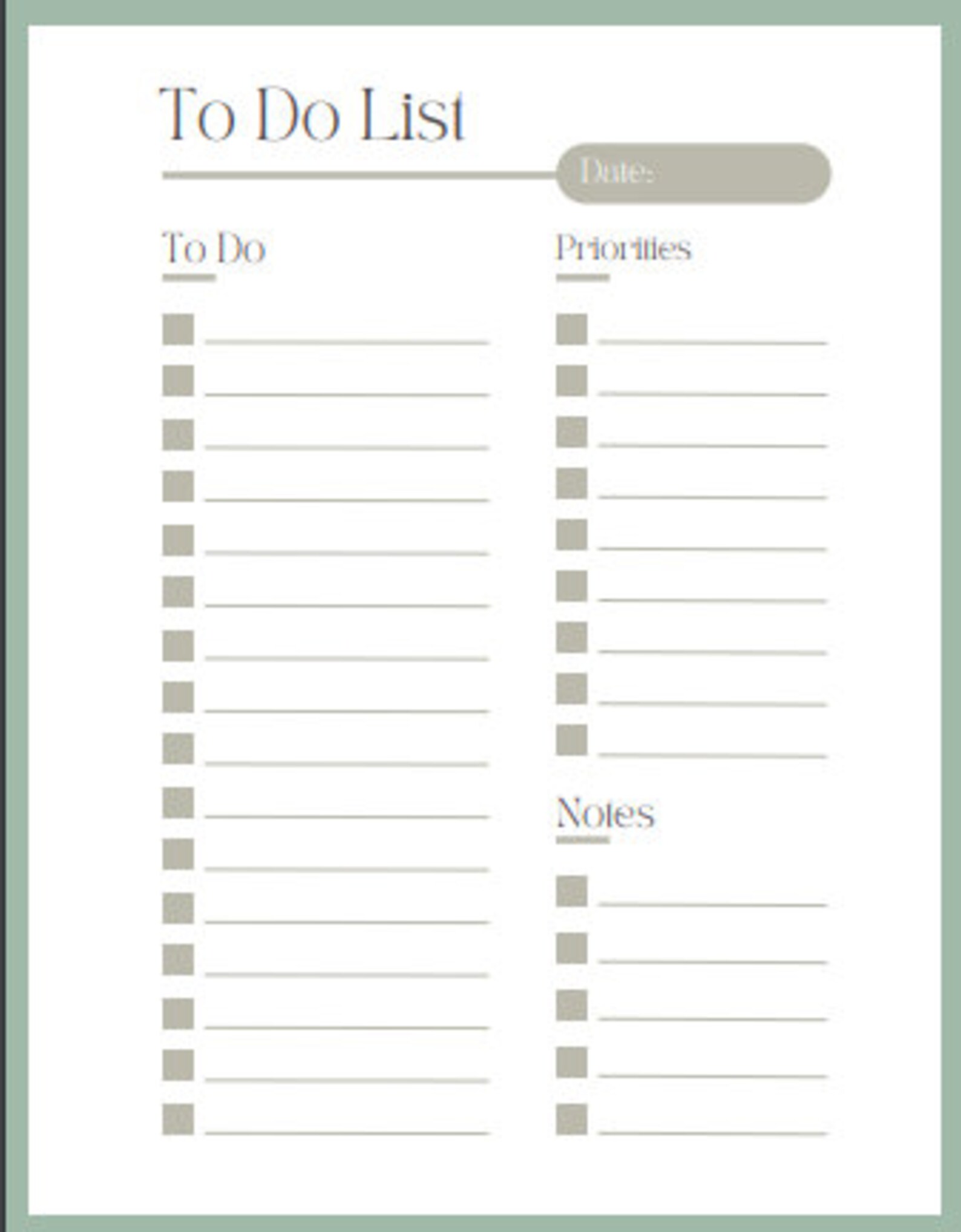 To Do List Bundle - 5 Styles; Agenda for Women; Agenda for Men ...