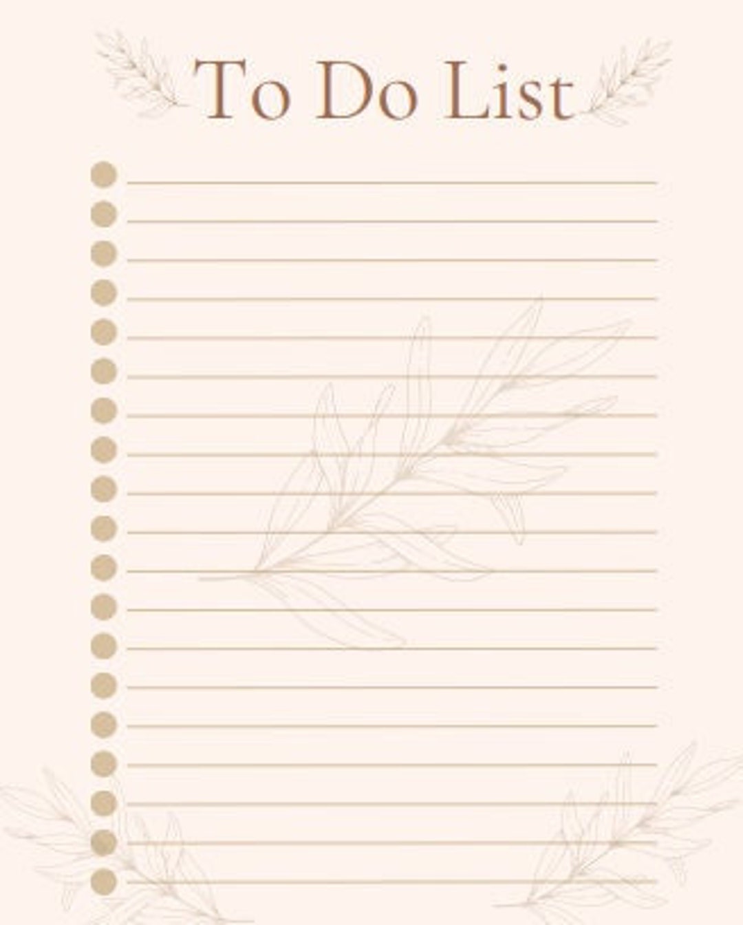 To Do List Bundle - 5 Styles; Agenda for Women; Agenda for Men ...