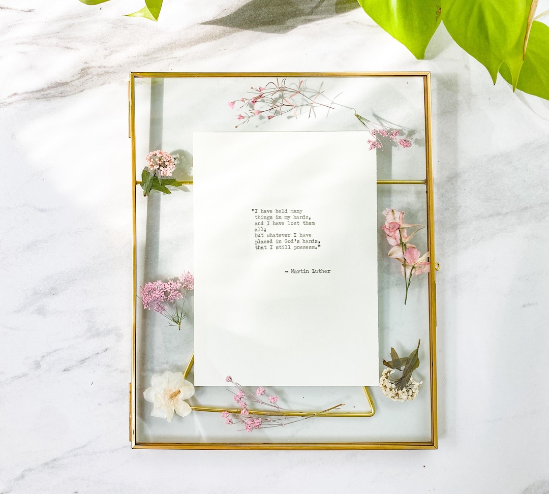 CUSTOM Quote Print in BRASS, 8x10, Stand, CARDSTOCK – Poetry or ...