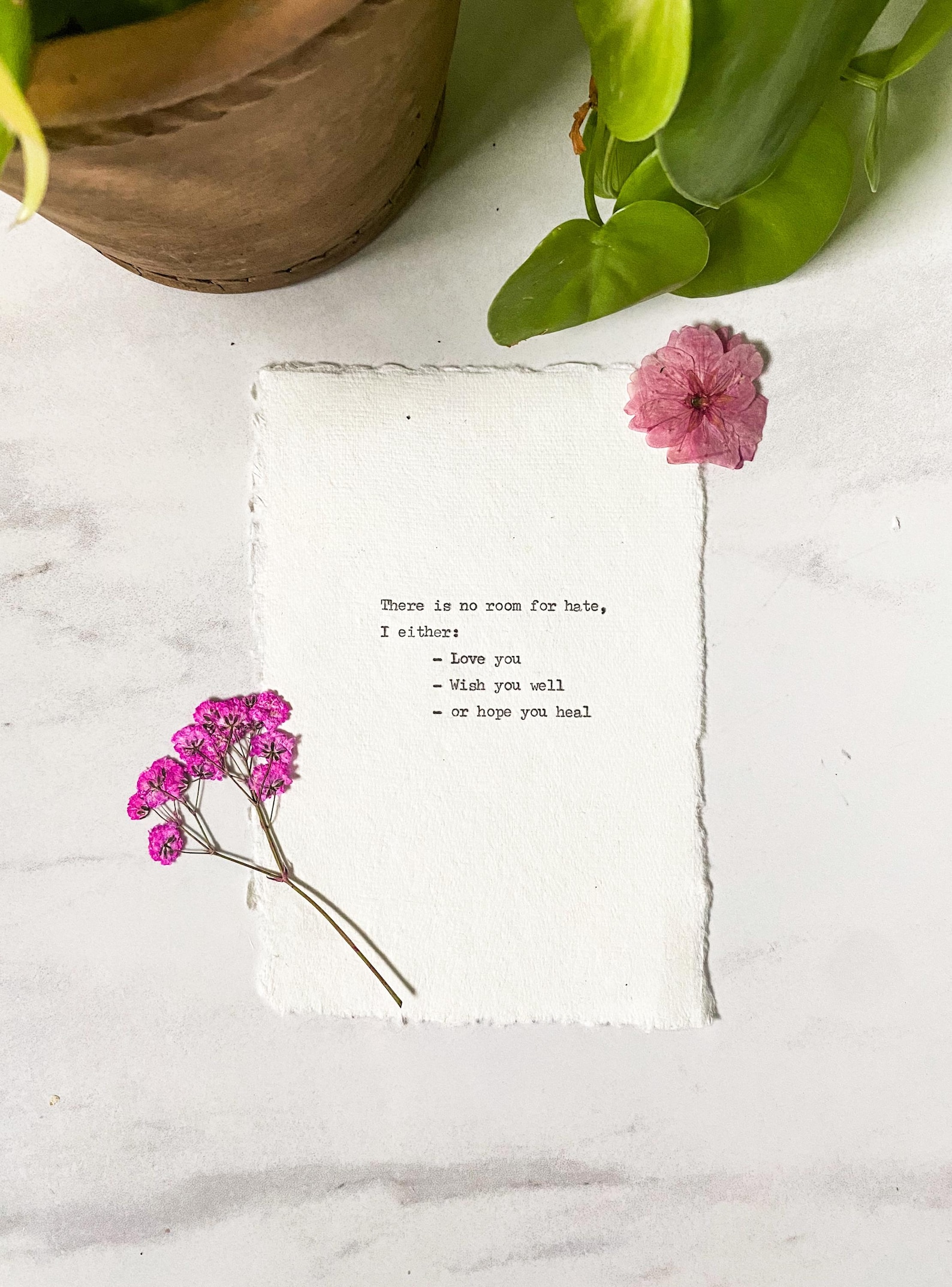 CUSTOM HANDTYPED Quote, Verse, Lyrics on COTTON Paper - Etsy