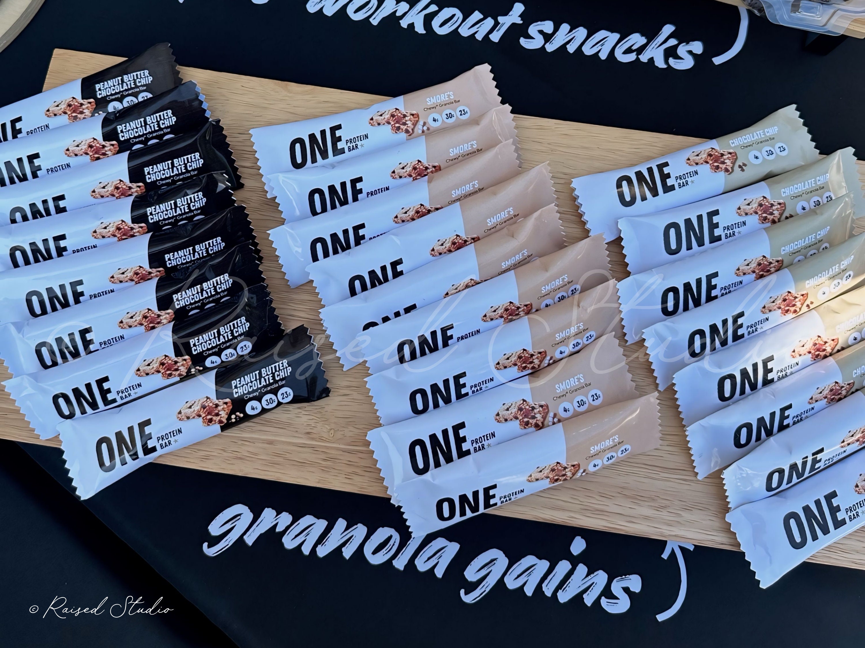 Custom "protein Bar" Granola Bar Wrapper Template - First Birthday ...