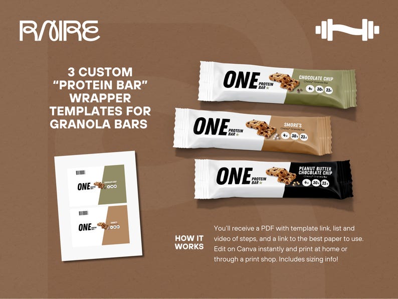 Gym Party Template Bundle – Fitness Birthday, Favor Labels (digital ...