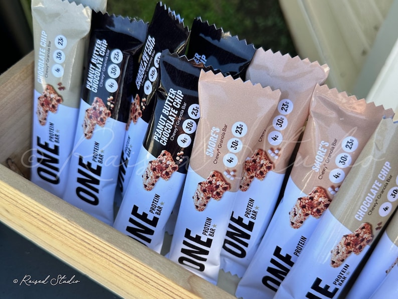 Custom "protein Bar" Granola Bar Wrapper Template - First Birthday ...