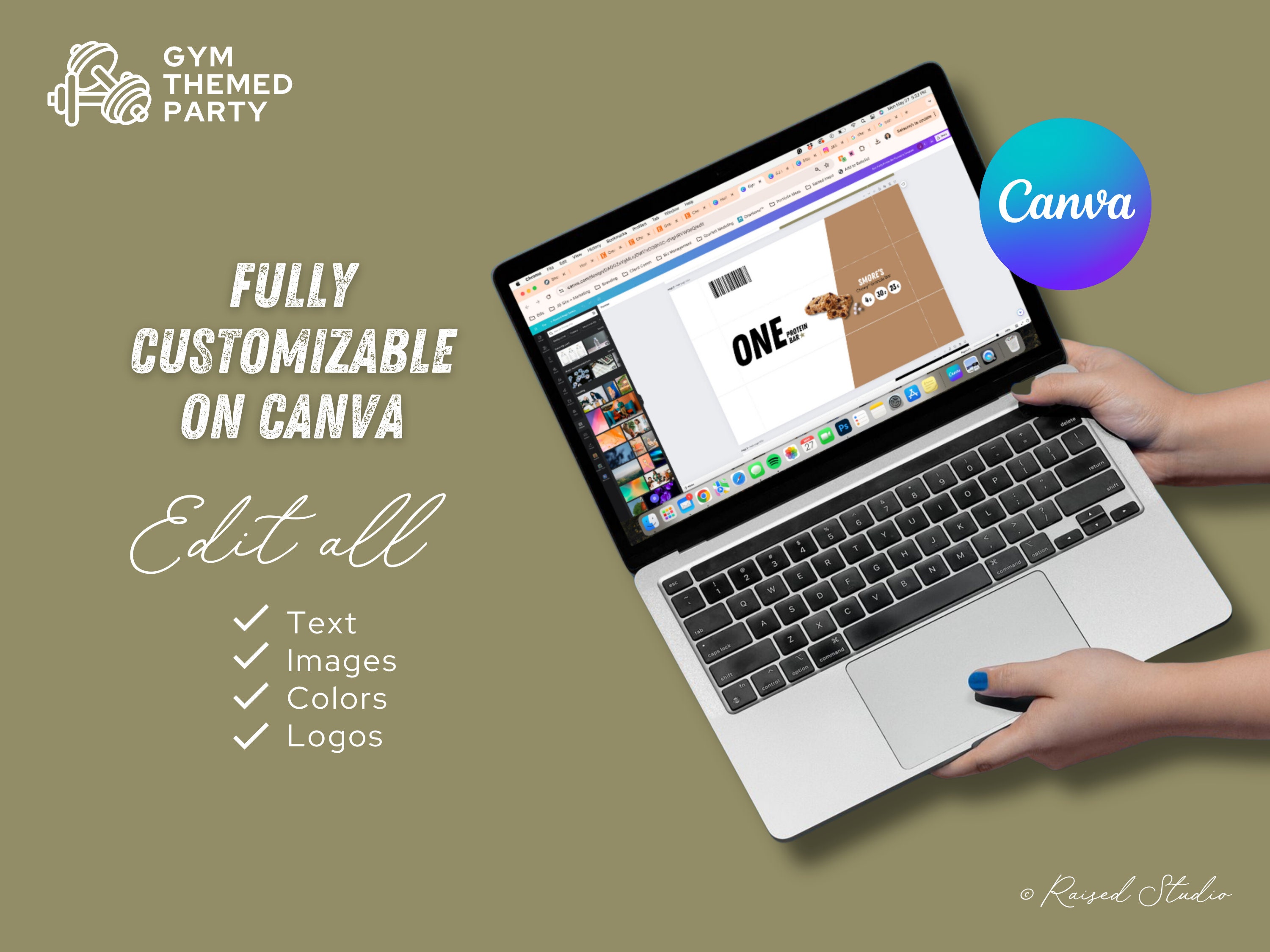 Custom "protein Bar" Granola Bar Wrapper Template - First Birthday ...