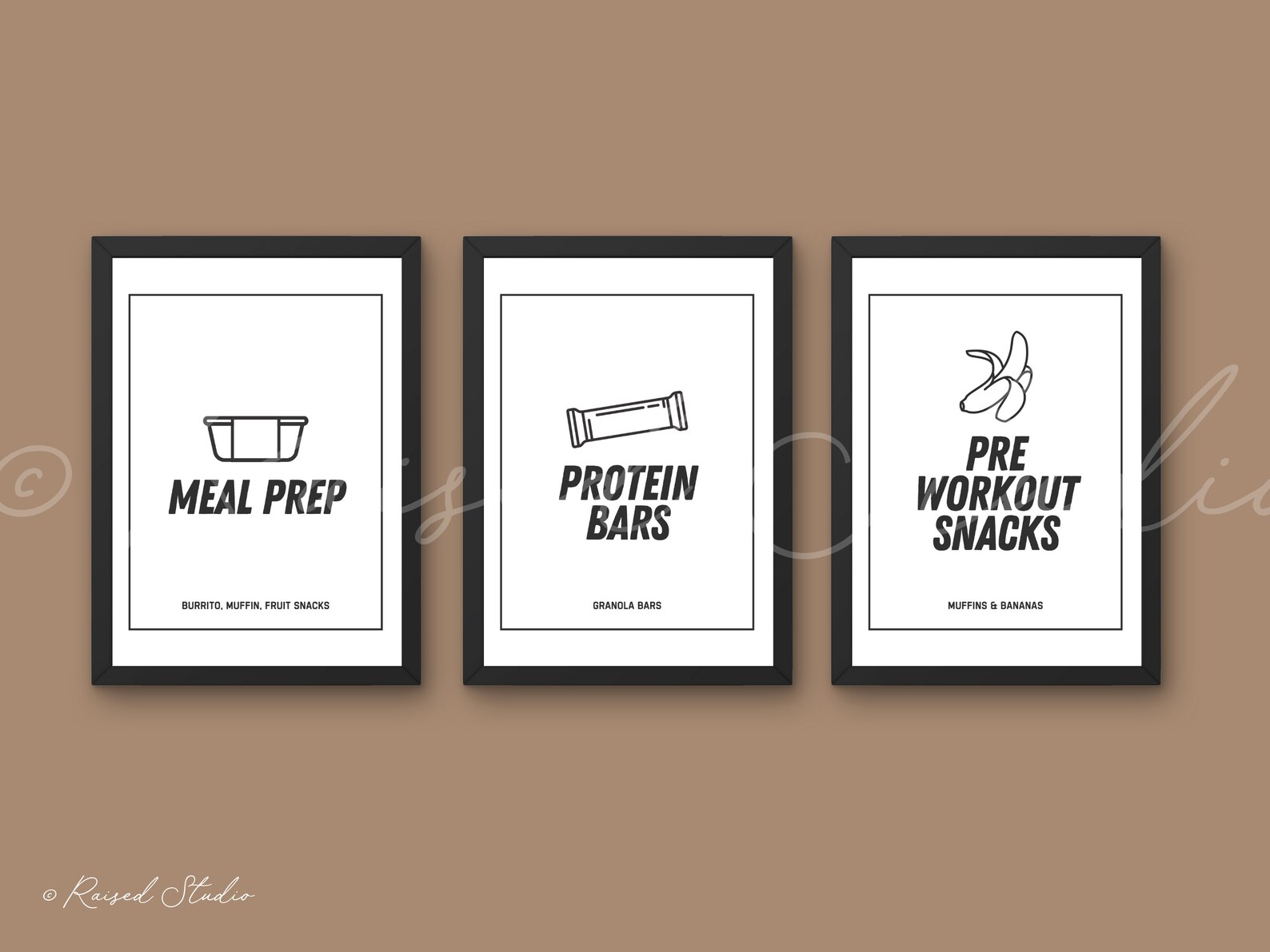 Gym Theme Food & Favor Sign Templates - Gym First Birthday - Food ...