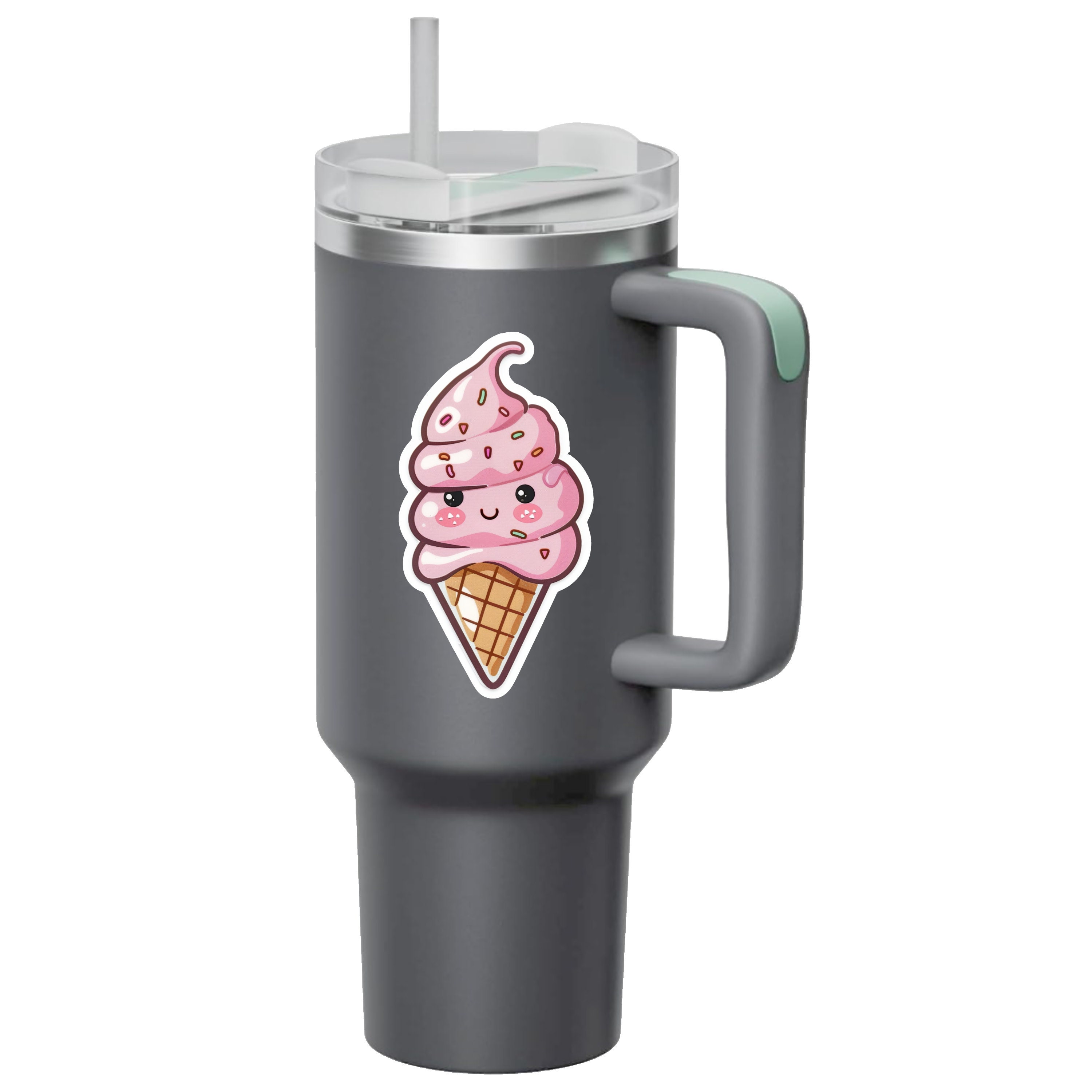Ice Cream Sprinkle Sticker Ice Cream Vinyl Sticker Kawaii Sticker ...