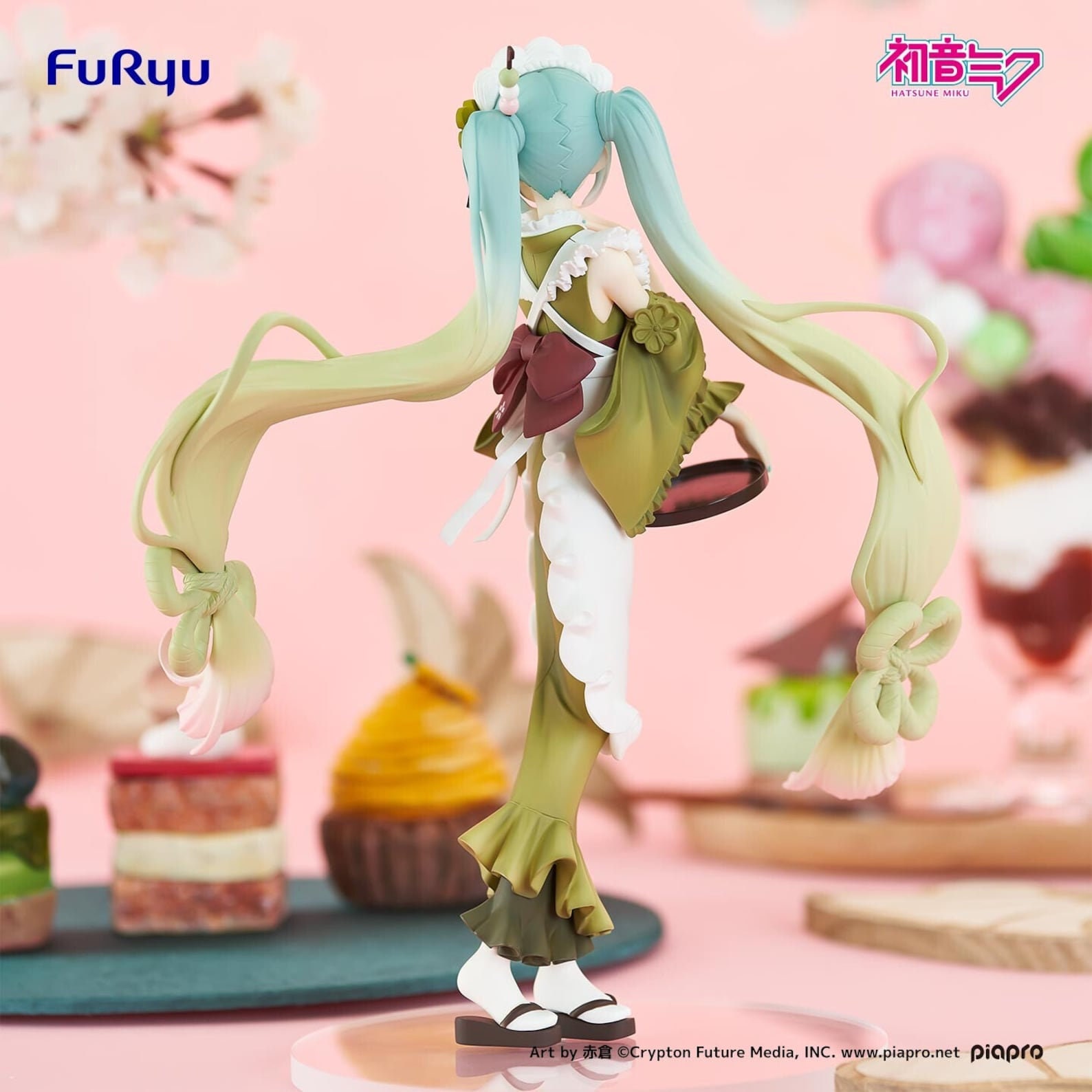 Hatsune Miku Vocaloid Sweet Sweets Figure matcha Parfait Piapro JAPAN ...