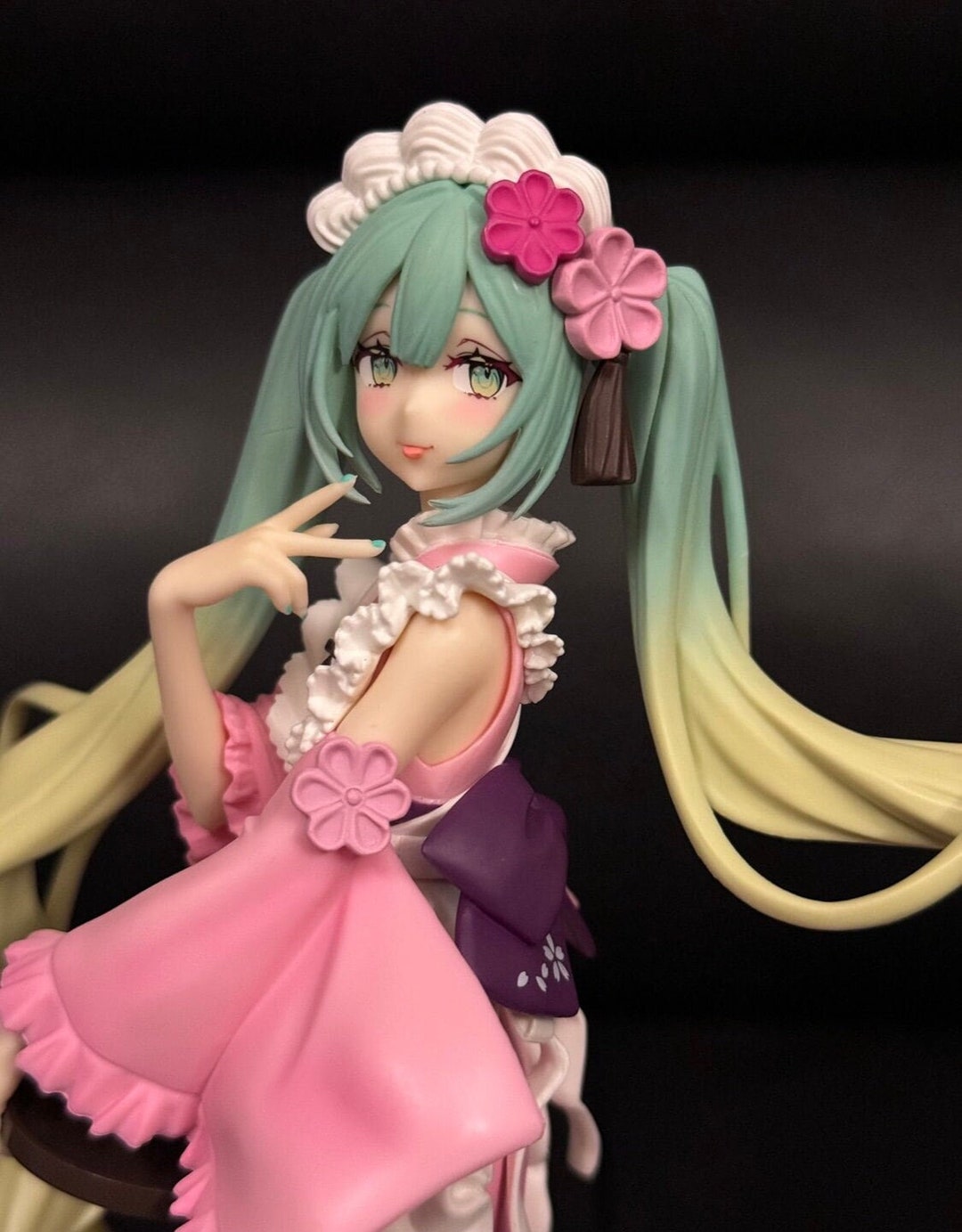 Hatsune Miku Vocaloid - Sweet Sweets Figure -matcha Parfait Sakura- - Etsy