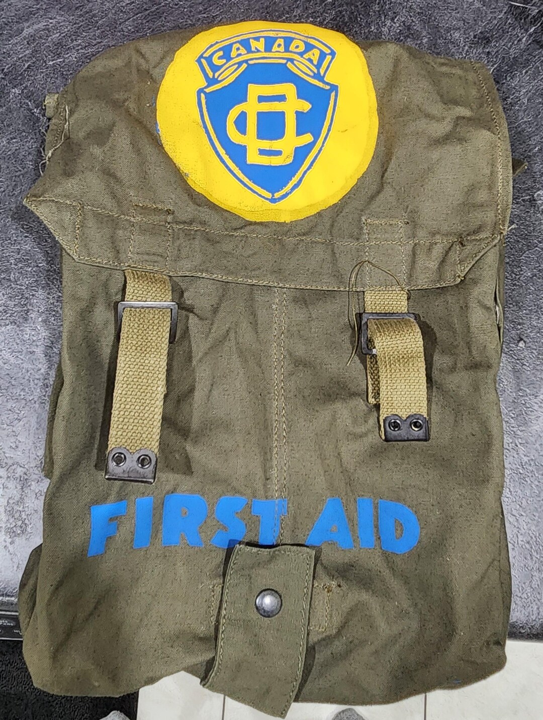 Vintage Military First Aid Bag - Etsy