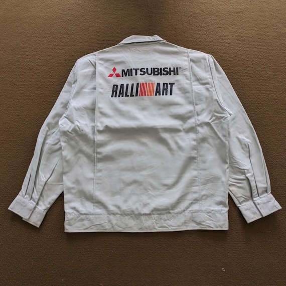 Vintage MITSUBISHI RALLI ART Motorsports Racing Worke… - Gem