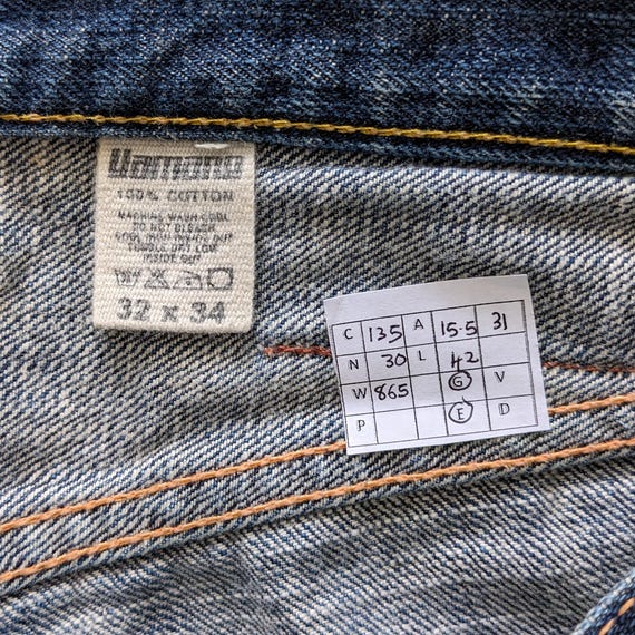 Vintage EVISU Yamane Japanese Brand Custom Jeans - Gem