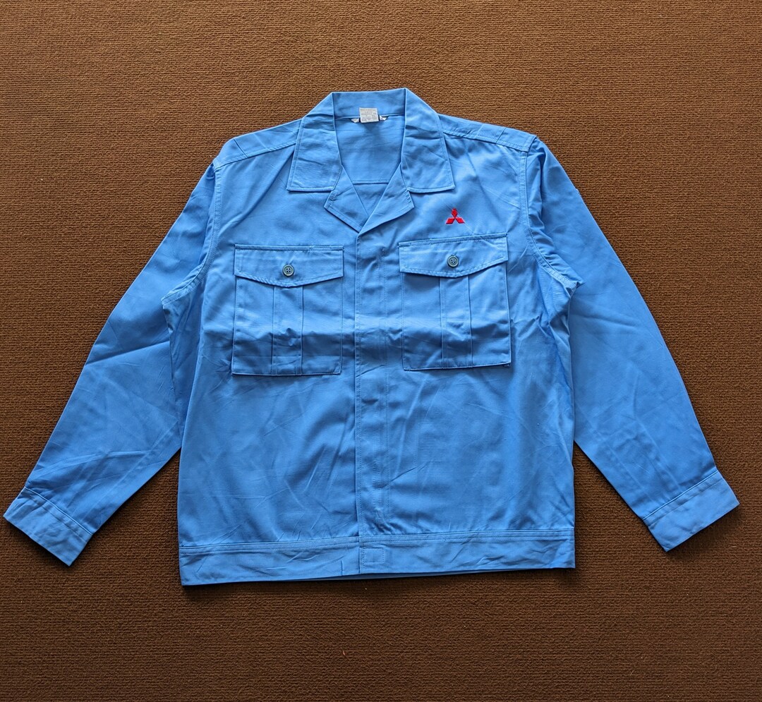 Vintage MITSUBISHI Motorsports Japanese Brand Workers Jacket - Etsy