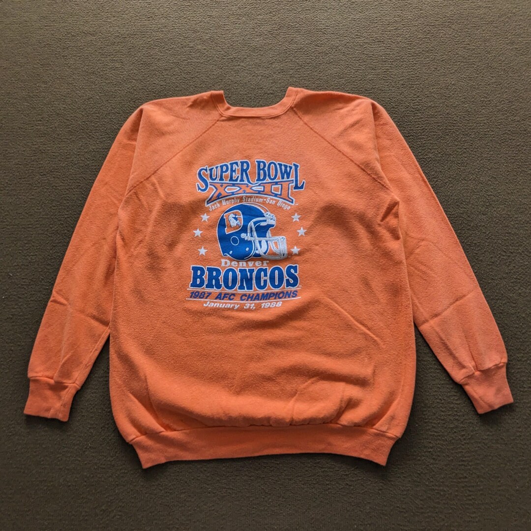 Vintage DENVER BRONCOS 1987 AFC Champions American Football Team ...