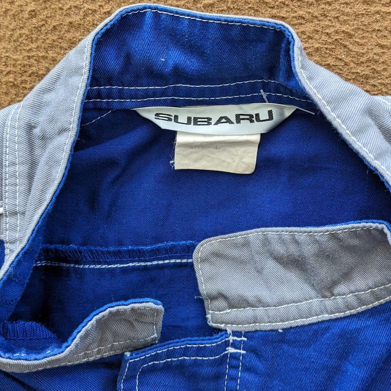 Vintage SUBARU Japanese Racing Coverall Workwear Jacket - Etsy