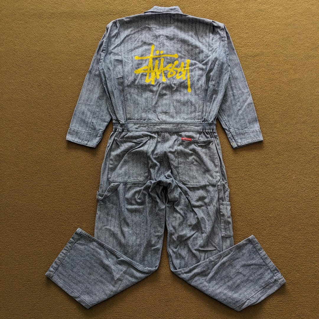 Vintage Custom Art STUSSY X DICKIES Streetwear Skateboard Style ...
