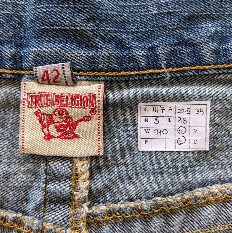 Vintage TRUE RELIGION American Japanese Brand Jeans - Etsy