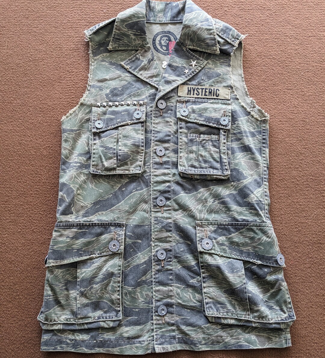 Vintage HYSTERIC GLAMOUR Army Style Vest - Etsy UK