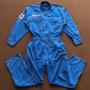Vintage SUZUKI Technicall Staff Uniform Workers Coverall Jacket - Etsy