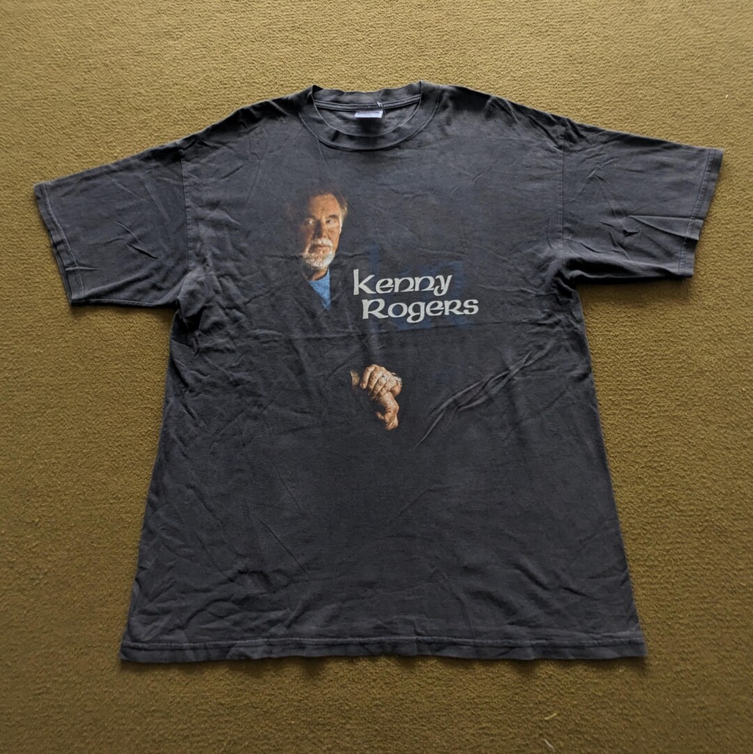 Vintage KENNY ROGERS American Singer T-shirt - Etsy