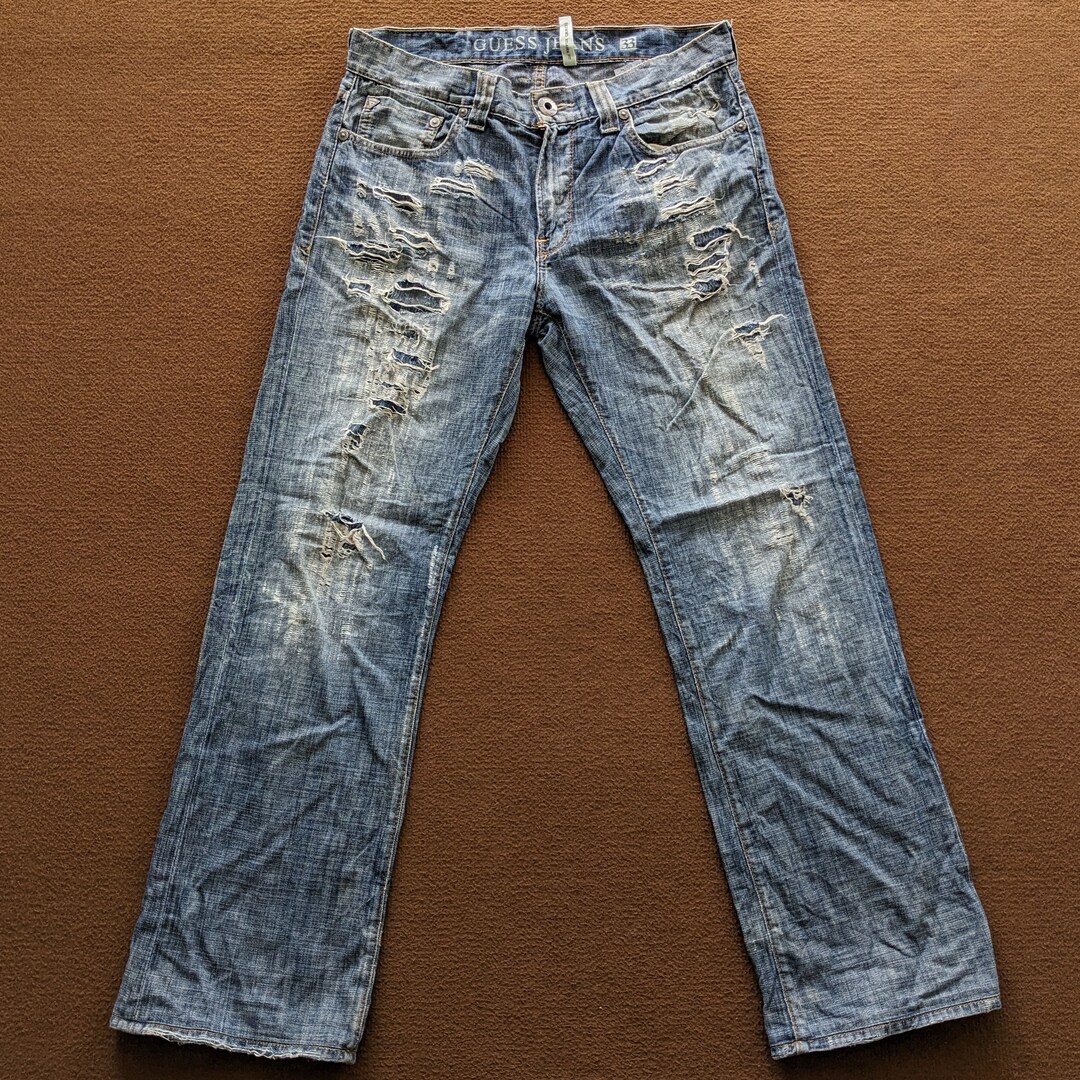 Vintage GUESS American Streetwear Brand Jeans - Etsy