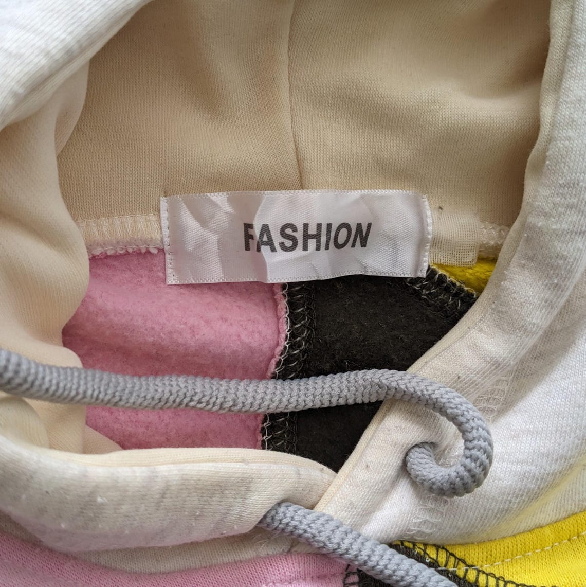 Vintage FASHION Colour Block Style Hoodies - Etsy